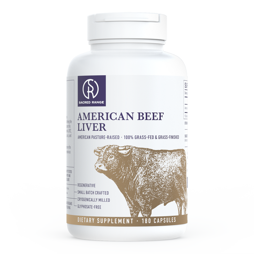 Beef Liver Capsules | Grass-Fed, Grass-Finished | Sacred Range