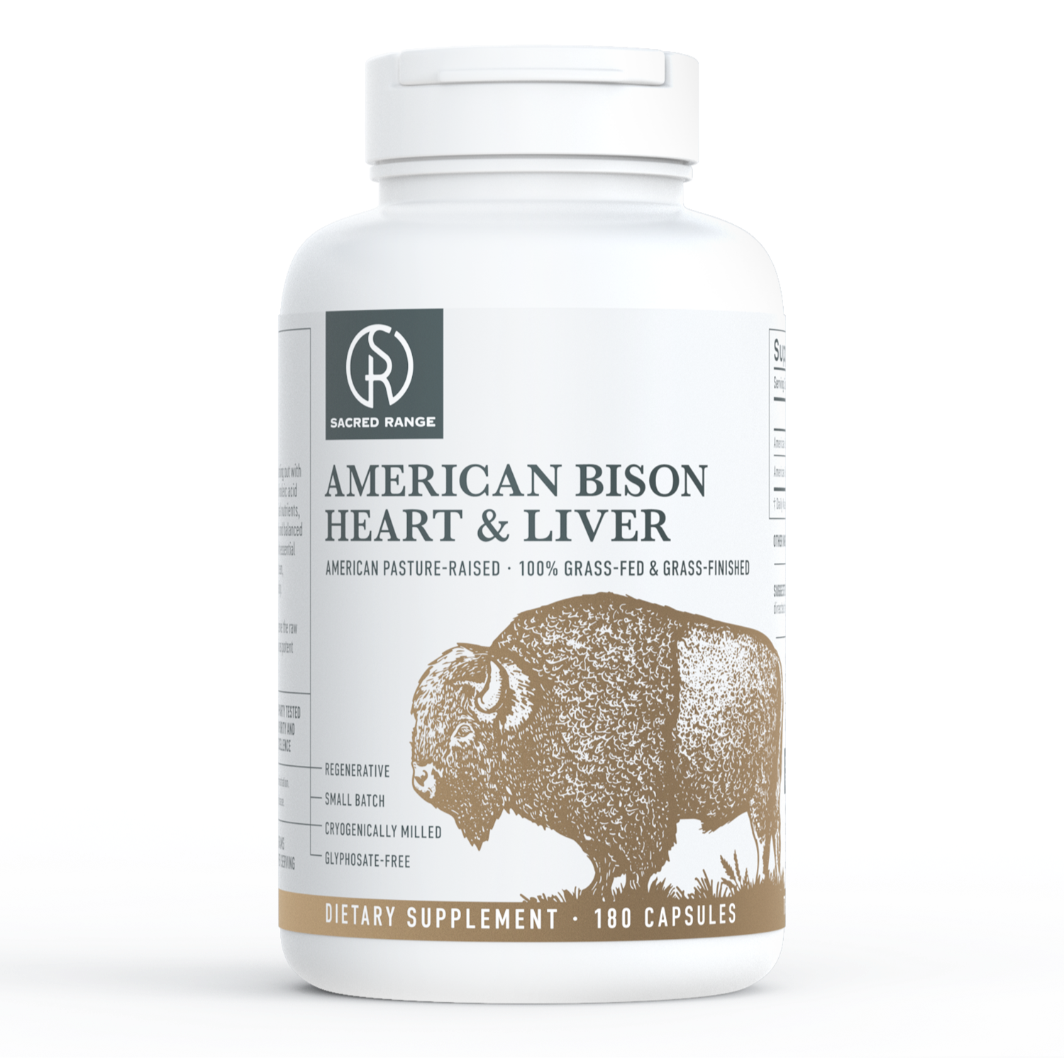American Bison Heart & Liver Supplement | Sacred Range